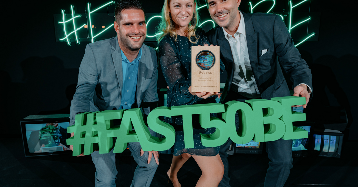 Robaws has won the 2022 Deloitte Technology Fast 50 award for the Enterprise software sector ...
